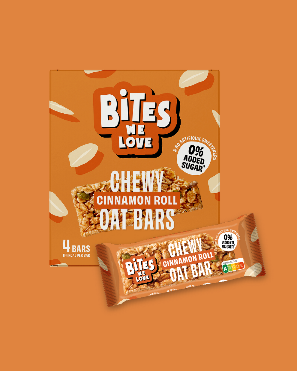 Chewy Oat Bar Cinnamon Roll 30g – BitesWeLove