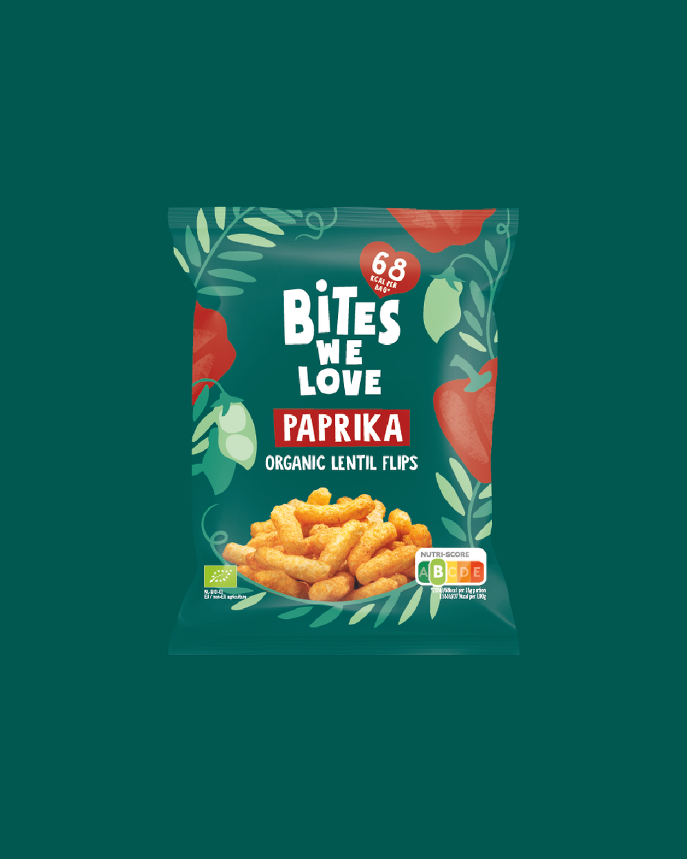 Lentil Puffs Paprika 18g – BitesWeLove